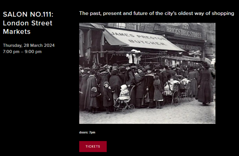 London’s street markets’ past and future – Modern Cockney Festival